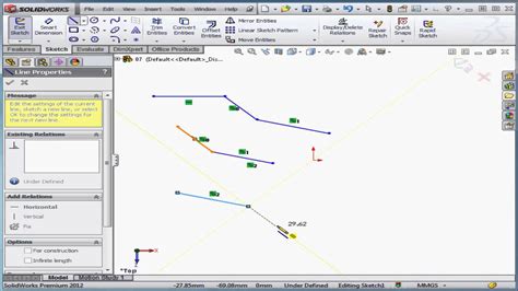 SolidWorks Tutorial Lesson 07 Relations YouTube