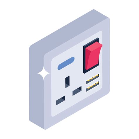 Editable Design Of Wall Socket Icon 6530428 Vector Art At Vecteezy