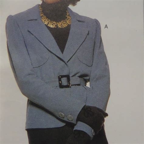 Vogue Jacket Pattern Etsy