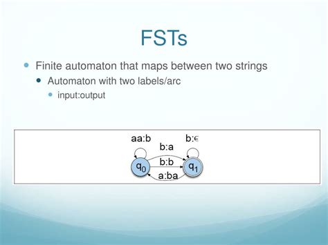 Ppt Finite State Transducers Powerpoint Presentation Free Download Id2554940