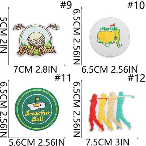 Golf Patchsports Patchessports Golf Club Patchesgolf Cart Patchgolf