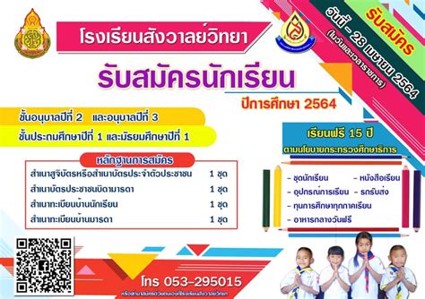 โรงเรียนสังวาลย โรงเรียนสังวาลย์วิทยา สพป เชียงใหม่ เขต 1