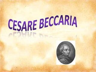 Cesare Beccaria Pptx