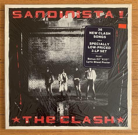 The Clash Sandinista 1st Press 1980 3lp Vinyl With Hype