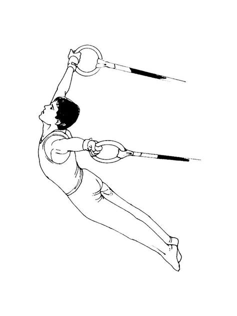 Розмальовки Гімнастка