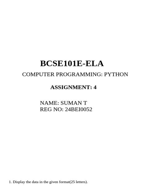 python assignment 4 pdf