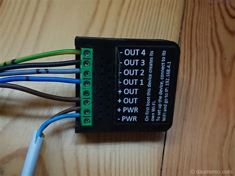 DIY ESP8266 LED Strip Controller 4 Channel 12V Daumemo
