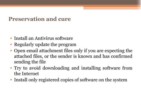 Presentation on computer viruses | PPT | Operating Systems | Computer Software and Applications