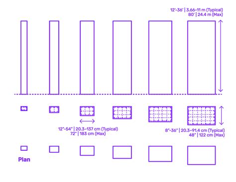 Concrete Column Rectangle 23 Dimensions And Drawings Concrete Column Rectangle 23 Dimensions And Drawings