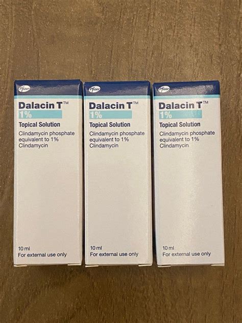 Pfizer Dalacin T With 1 Clindamycin Or 10mg Clindamycin Phosphate