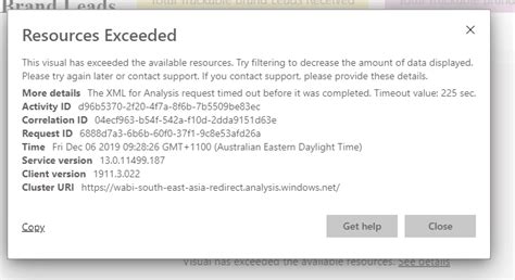The Xml For Analysis Request Timed Out Before It W Microsoft