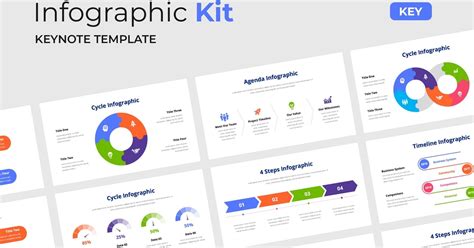 Keynote набора инфографики Шаблоны презентаций Включая инфографики и