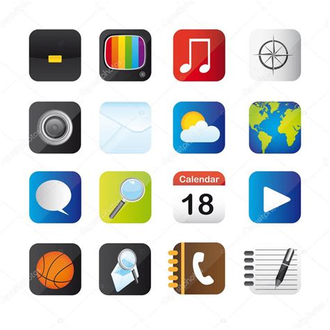 Icons Vector Stock Vector By ©grgroupstock 9526019
