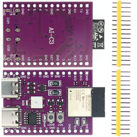bảng mạch phát triển usb kép esp32 esp32 c3 ai c3 esp32 c3 devkitm 1