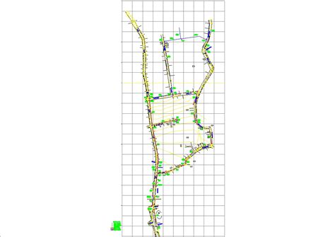 Extension De Red Agua Potable En Autocad Cad 231 Mb Bibliocad