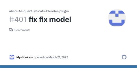 fix fix model · issue 401 · absolute quantum cats blender plugin · github