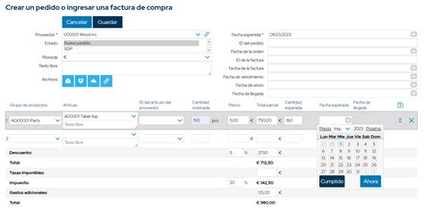 Software de compras para pequeños fabricantes MRPeasy