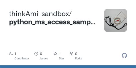 Github Thinkami Sandboxpythonmsaccesssample