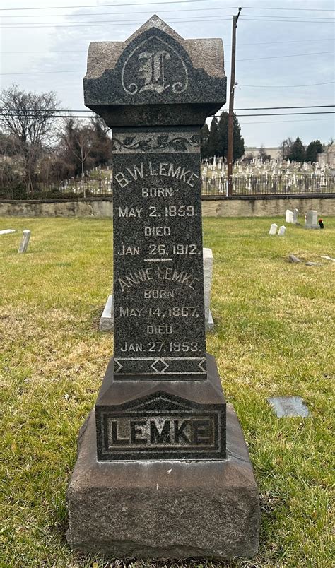 Benjamin William Lemke 1859 1912 Find A Grave Memorial