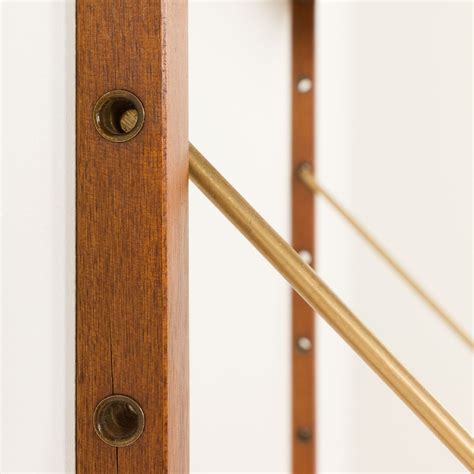 Mid Century Scandinavian Shelving System In Teak 1960s For Sale At Pamono