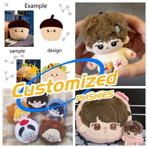 Customized Plush Doll 10cm 15cm 20cm Dolls Clothes Accessories