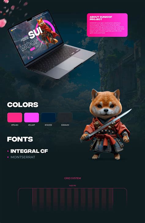 SuiWoof WEB3 NFT UI UX Design Behance SuiWoof WEB3 NFT UI UX Design Behance