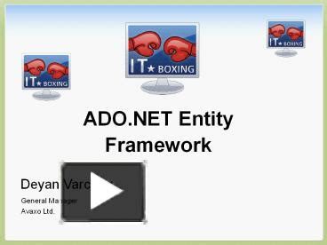 PPT ADO NET Entity Framework PowerPoint Presentation Free To Download Id D NTljN