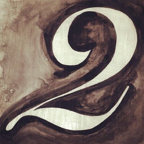 Two Calligraphy Numbers