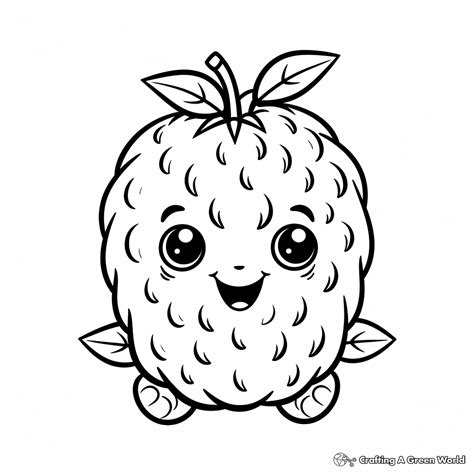 Raspberry Coloring Pages Free And Printable