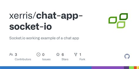 GitHub Xerris Chat App Socket Io Socket Io Working Example Of A Chat App