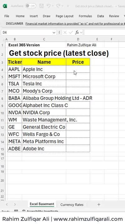 victor parengkuan on linkedin excel get stock price from excel 365
