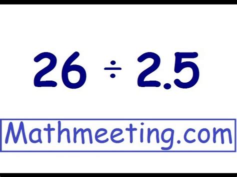 Dividing Decimals Example YouTube