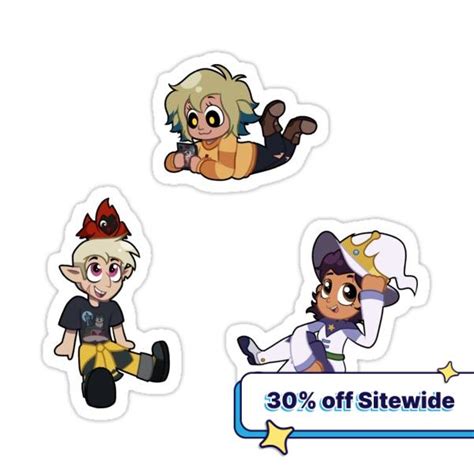 The Noceda Siblings Sticker For Sale By Lovelypink2005 Pegatinas