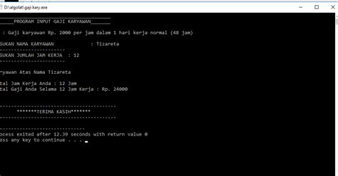 everyday is coding day menghitung gaji karyawan
