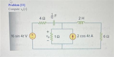 Solved Problem Compute V T Chegg