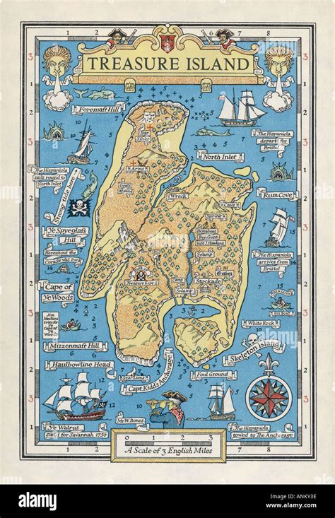 Treasure Island Map Clipart Of Ireland