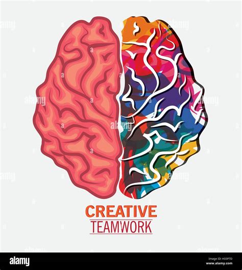 Brain Of Creative Teamwork Concept Stock Vector Image And Art Alamy