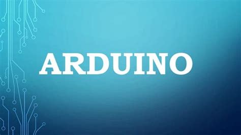 Arduino For Beginners Introduction To Arduino Presentation