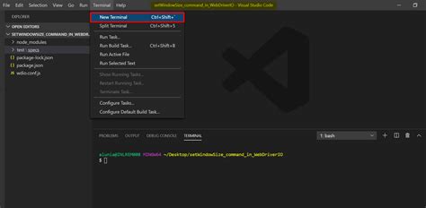 WebDriverIO Set WindowSize Command QAFox