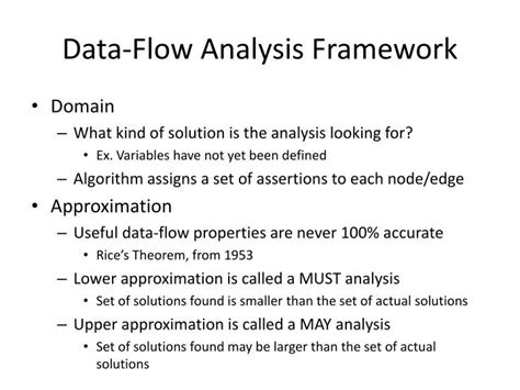 Ppt Data Flow Analysis Framework Powerpoint Presentation Free
