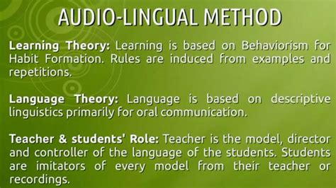 Summary Of ELT Methods Approaches PDF