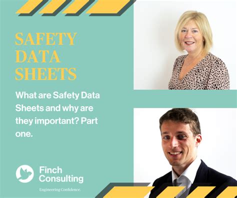 What Are Safety Data Sheets Part One Finch Consulting