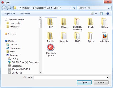 C How To Manage Navigation Pane In Windows Fileopen Dialog Stack