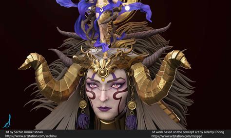 Sophia Uc Goddess From Final Fantasy Vi Zbrushcentral
