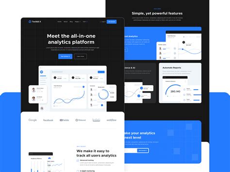 Techkit X Enterprise SaaS Webflow Template Behance