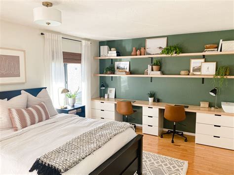 20 Bedroom Office Ideas That Will Inspire Productivity Guest Bedroom