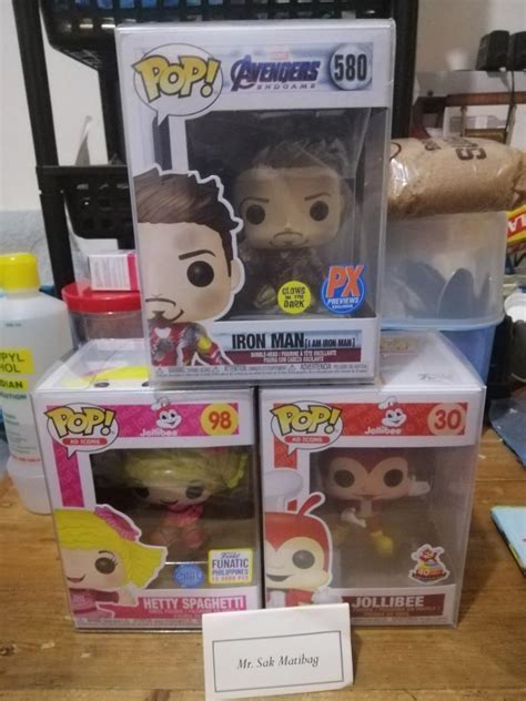 Jollibee Hetty I Am Iron Man Set Funko Pop Hobbies And Toys Toys