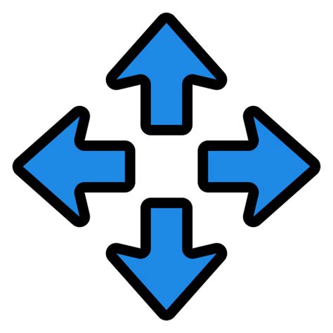 move selection generic outline color icon