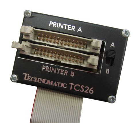 Technomatic Tcs26 Printer Switch Peripheral Computing History