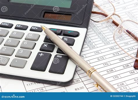 Execution Mathematical And Financial Calculation Stock Photo Image Of